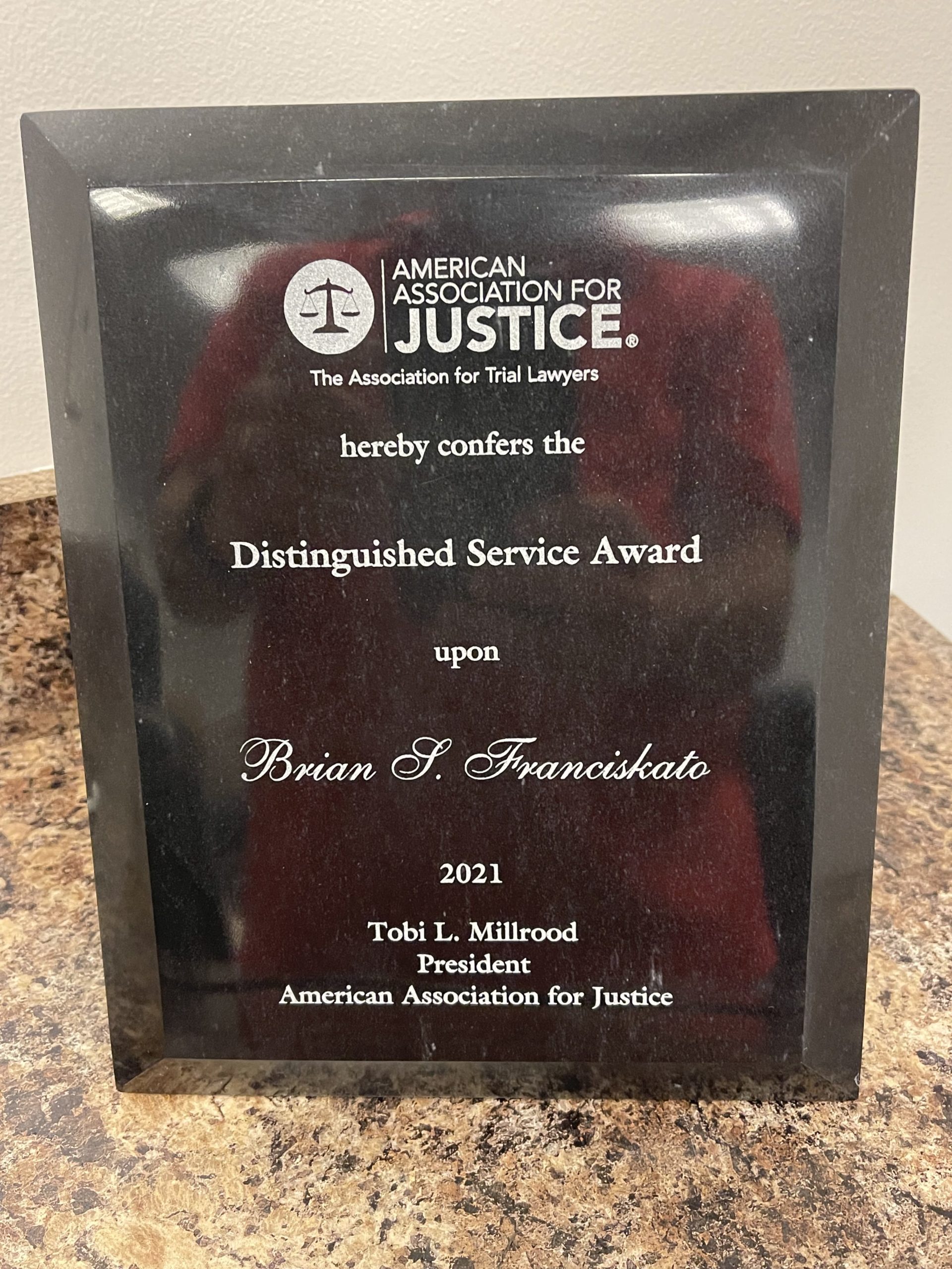 Distinguished Service Award » Nash and Franciskato Law Firm